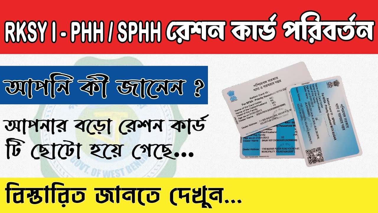 RATION CARD CATEGORY CHANGED RKSY 1 - SPHH I RATION CARD CHANGED I ...