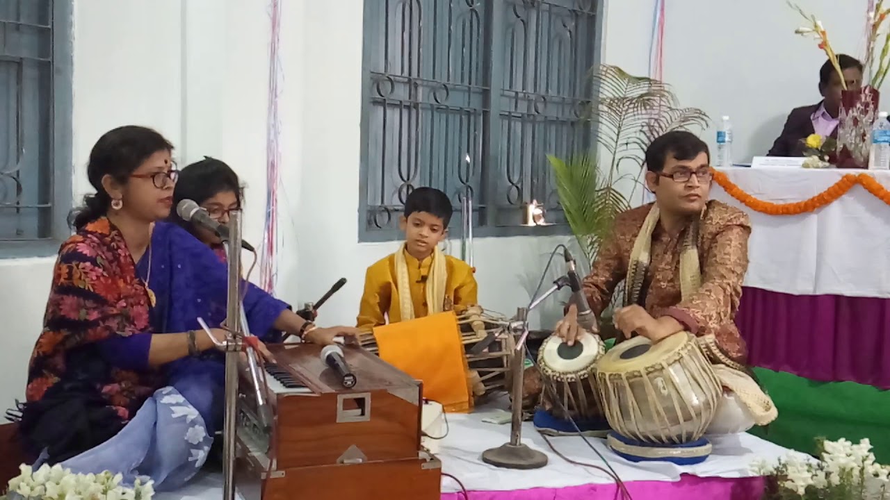 Solo by Master Arijeet Banerjee , Vocal - Smt. Keya Banerjee & Miss ...