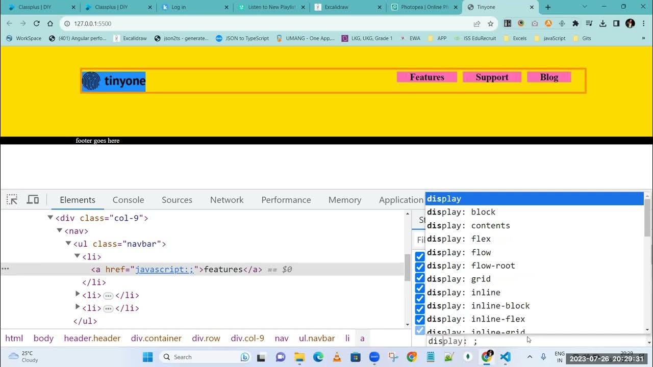 32 Tinyone header section - 2 - YouTube