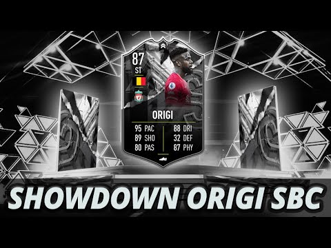 FIFA 22 SHOWDOWN ORIGI SBC! (CHEAPEST SOLUTION - NO LOYALTY) - YouTube