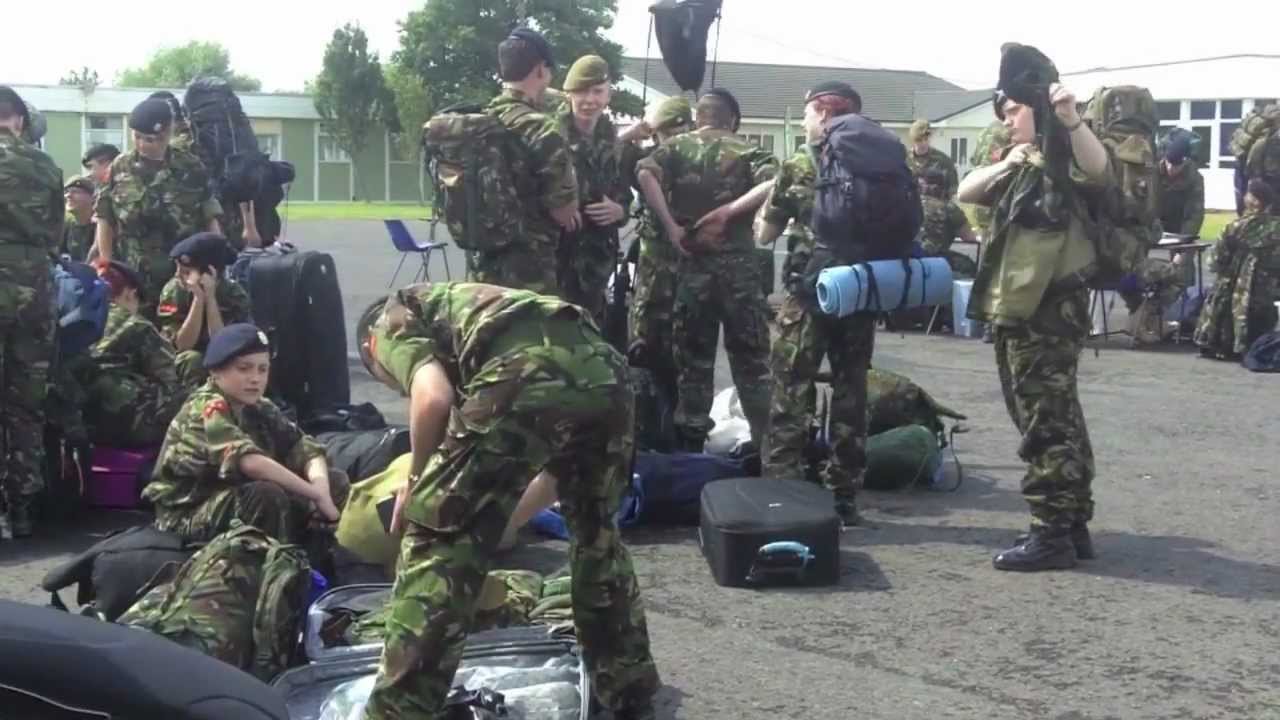 Lincolnshire ACF arriving at Altcar - YouTube