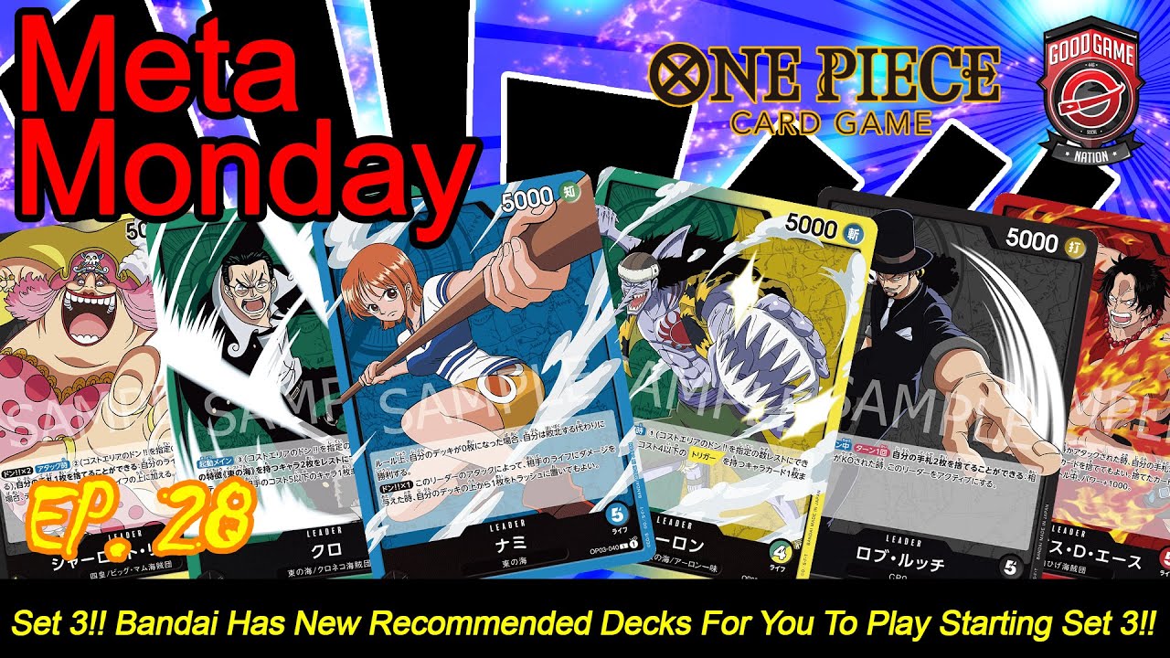 One Piece TCG - Meta Monday - Recommended Intro Deck Review Pt2!! - YouTube