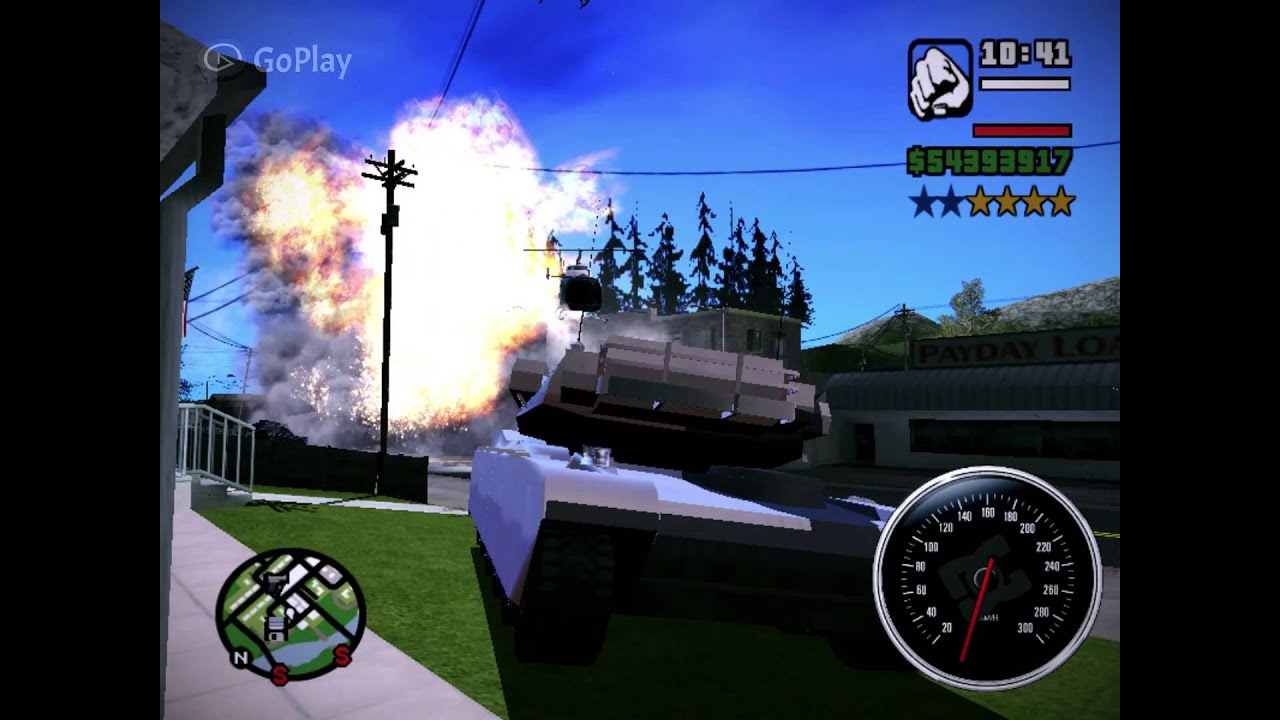 GTA San Andreas Real effect mod - YouTube