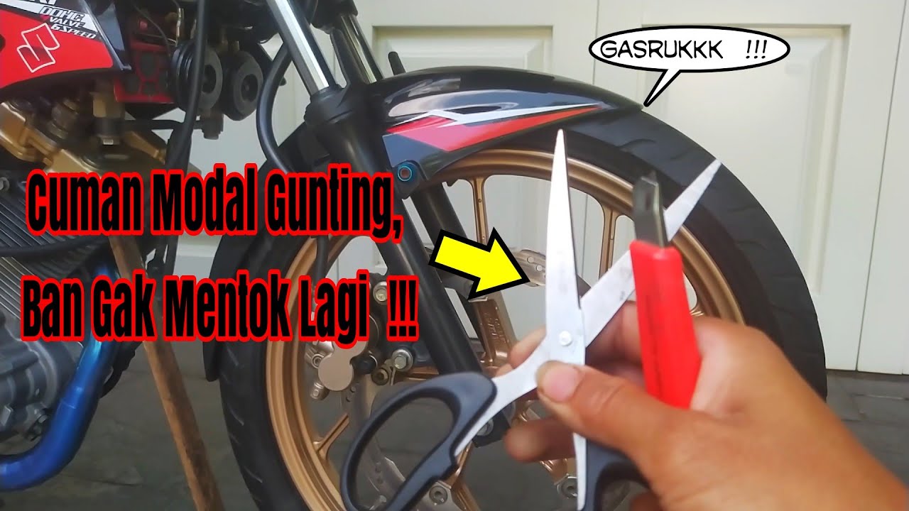 Ban Ukuran 90/80 Mentok Spakbor, Ini Solusinya - YouTube