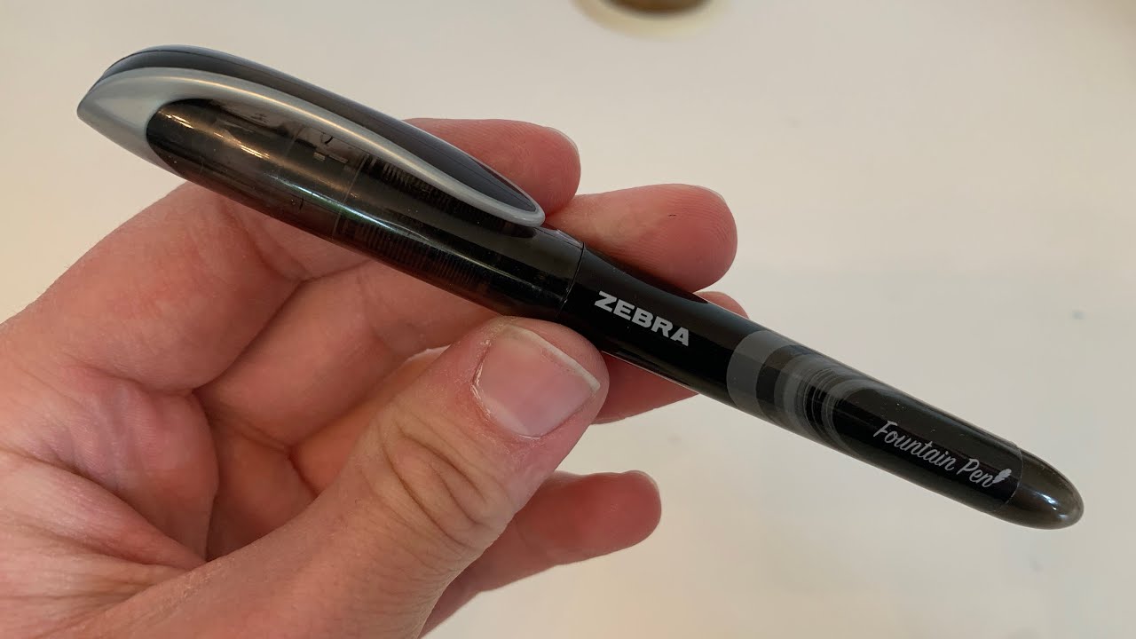 Zebra fountain pen review - YouTube