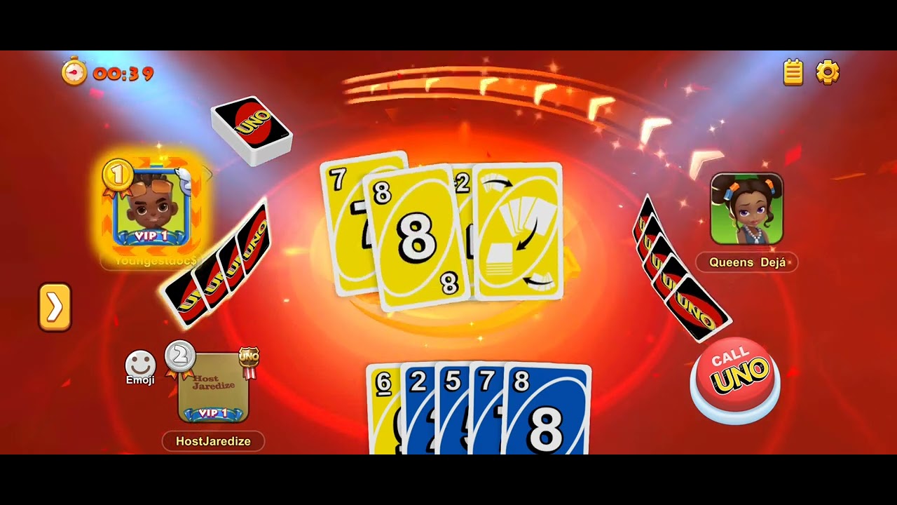 Second 3-player UNO battle - YouTube