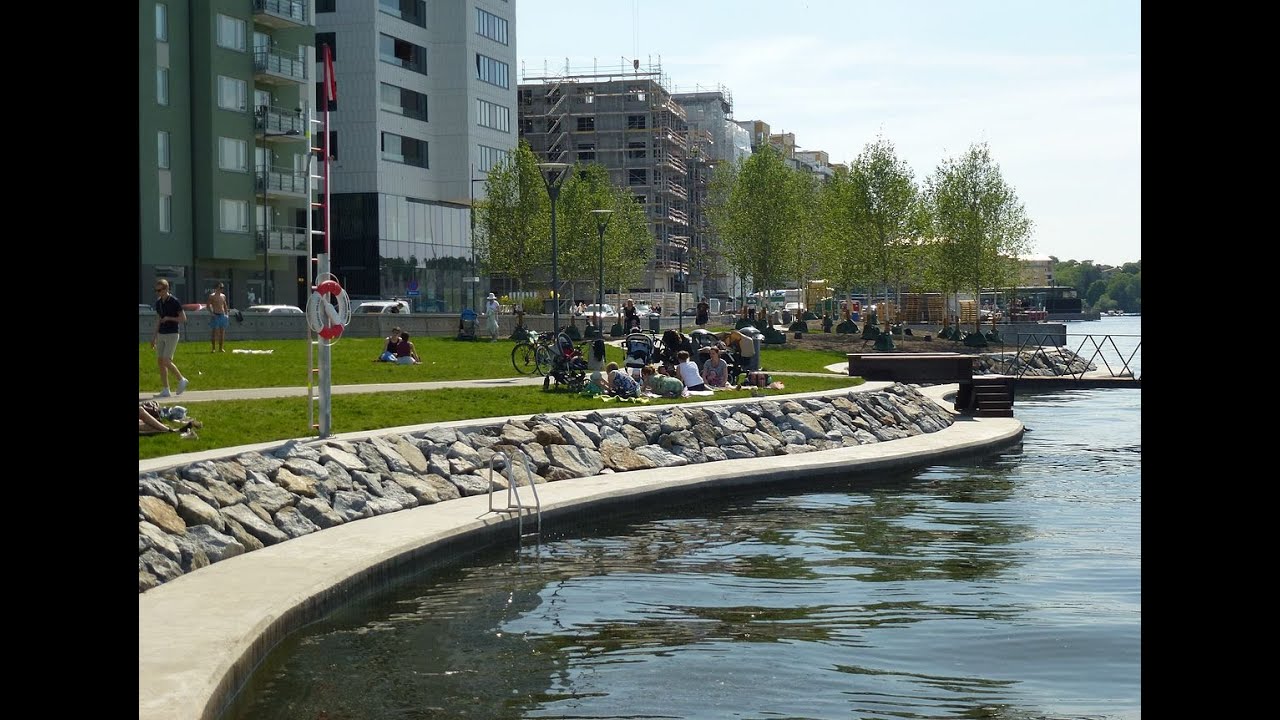 Hornsberg strand in Stockholm, Sweden - YouTube