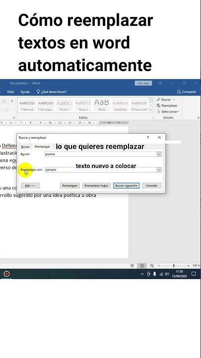 Como reemplazar textos en Word automaticamente - YouTube