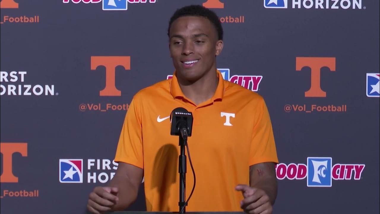 Vols DB Jakobe Thomas recaps win over NC State, previews Kent State | Tennessee Football - YouTube