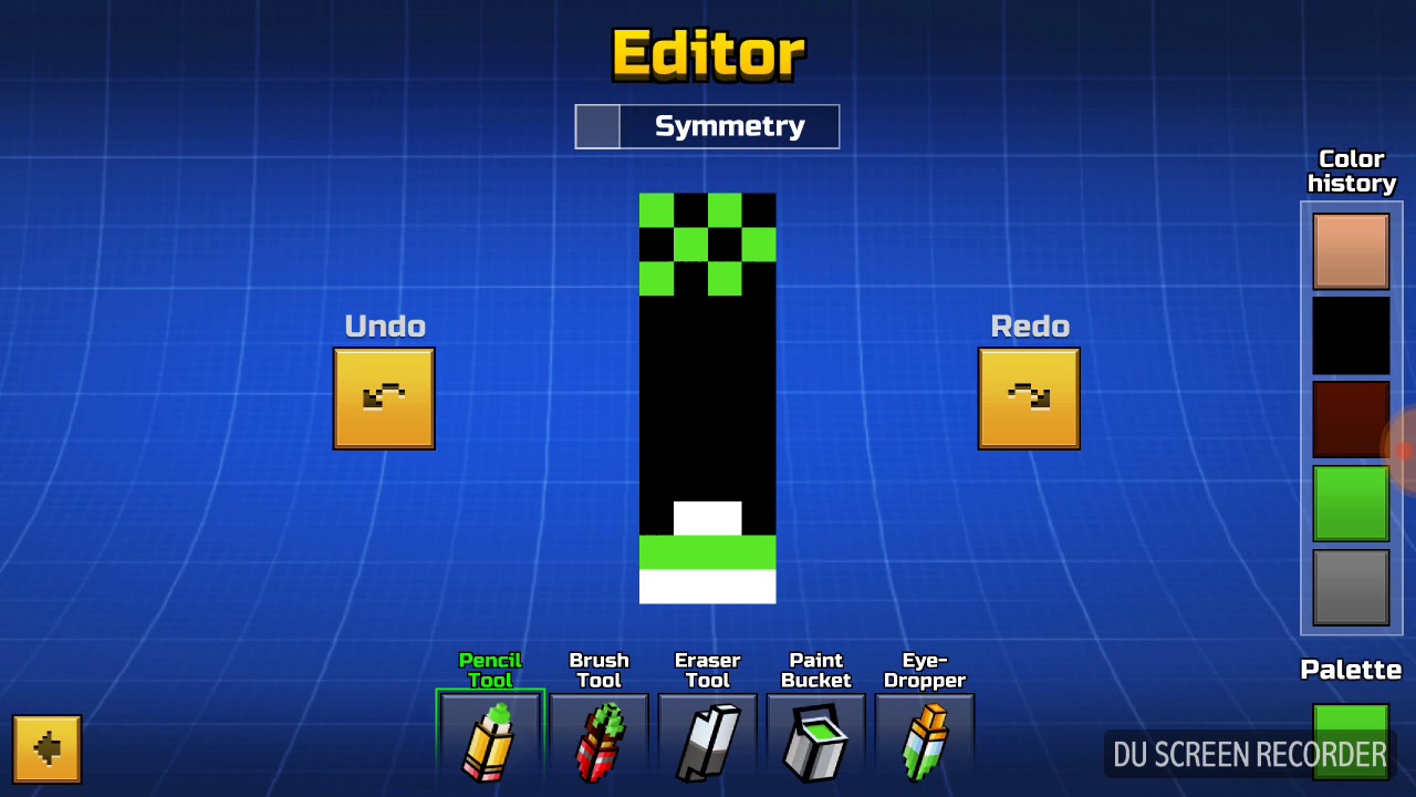 Pixel Gun 3d how to make a cool skin - YouTube