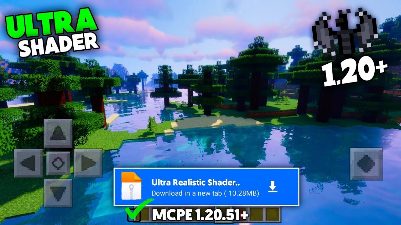Best!! ULTRA REALISTIC SHADER For MINECRAFT PE 1.20.51+ || Best BSL ...