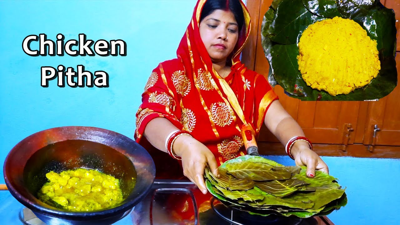 Chicken Pitha | Jharkhand famous charpa pitha recipe | Mangsho pithe ...