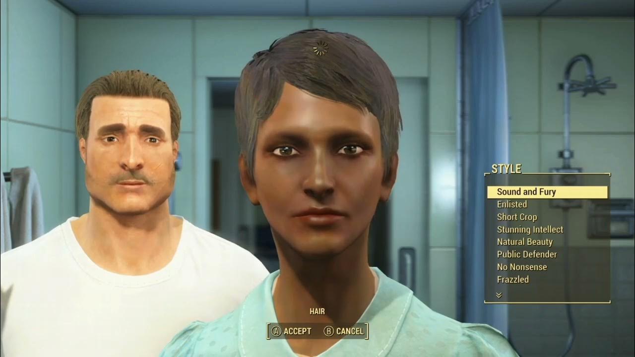 Fallout 4 Brown Face Glitch in Unmodded Game - YouTube