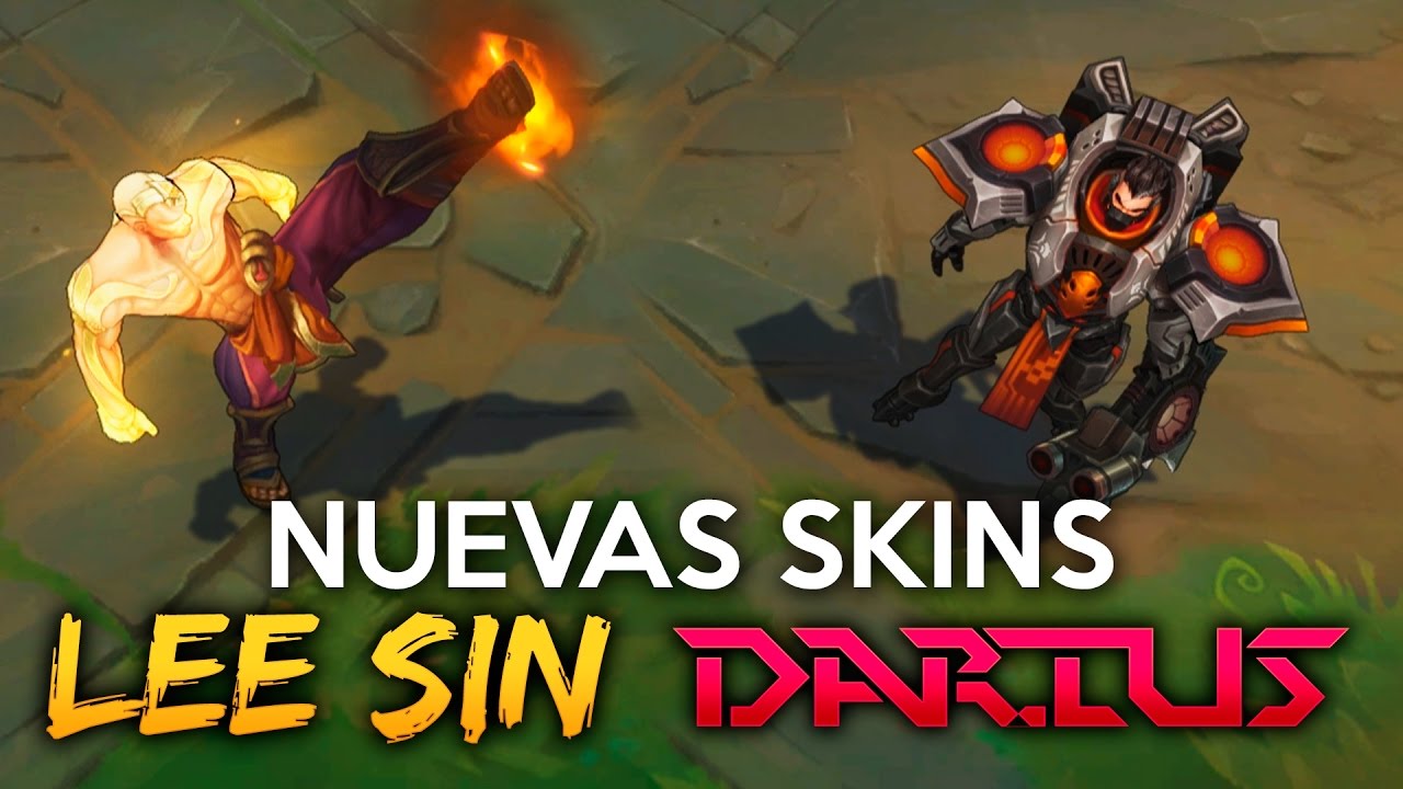 LEE SIN PUÑO DIVINO Y DARIUS DREADNOVA | NUEVAS SKINS | Noticias LOL ...