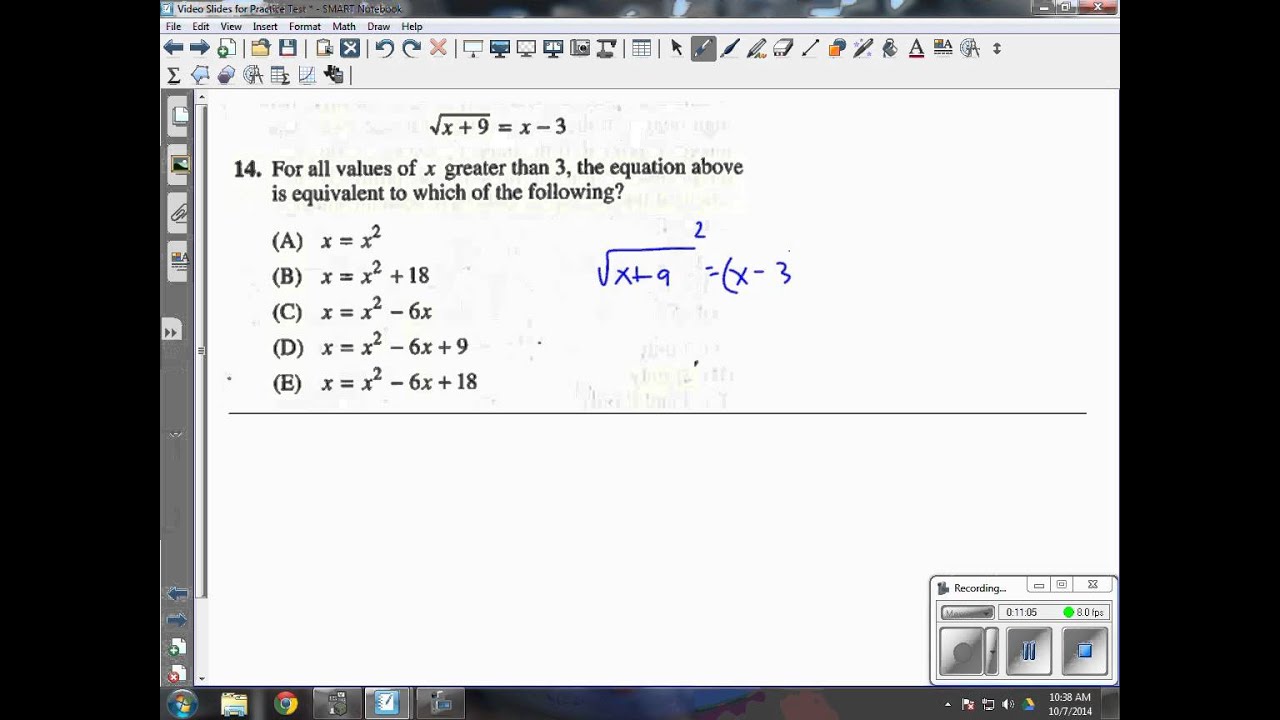 Practice Test Video PSAT Prep - YouTube
