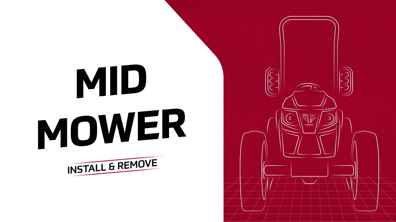 Service Series #19: [T25] Mid Mower Install & Remove - YouTube