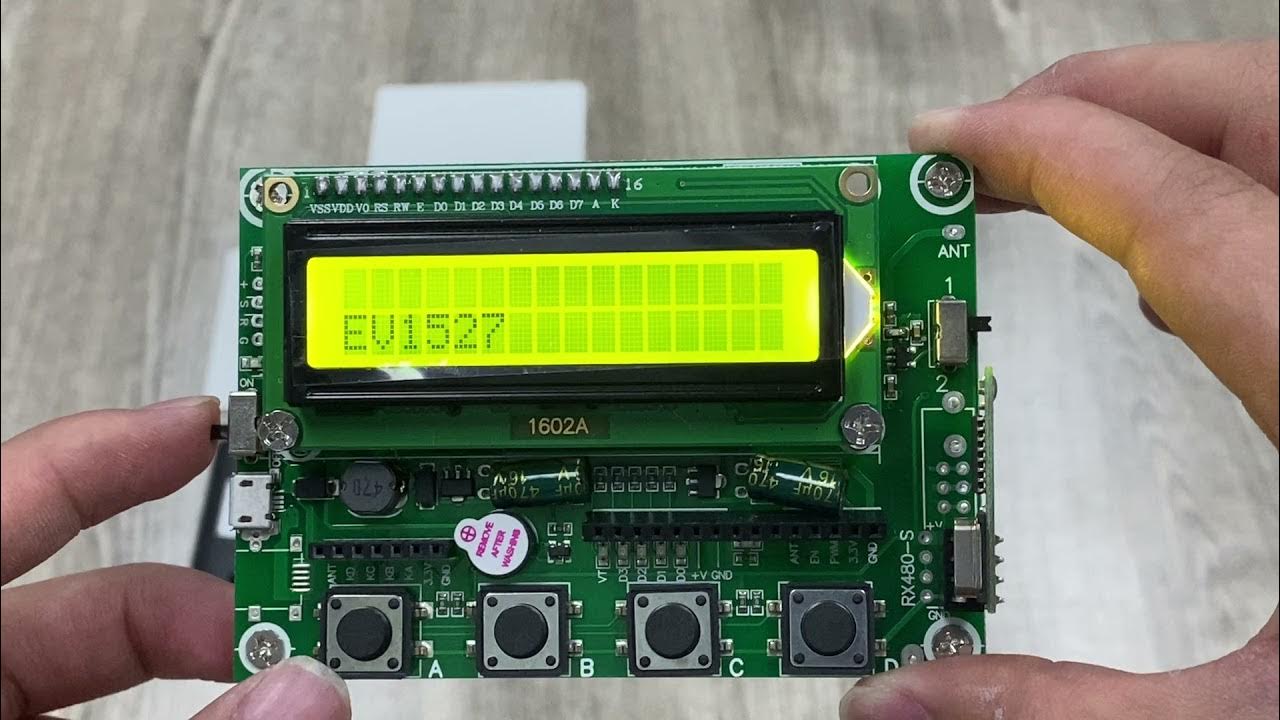 How to use QIACHIP Multifunctional RF Remote Control Signal Decoder ...