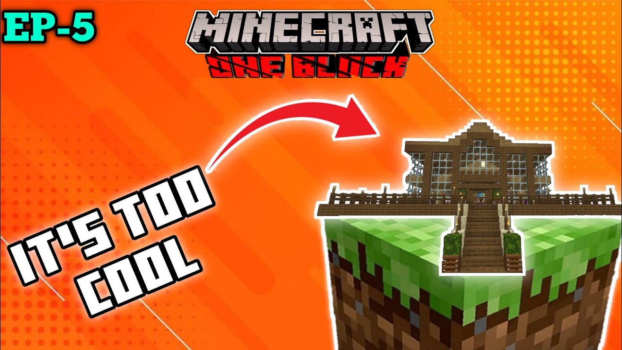 FINALLY! I MADE MY HOUSE 🏘️ IN ONE BLOCK ||SURVIVAL SERIES PE||EP-5 ...