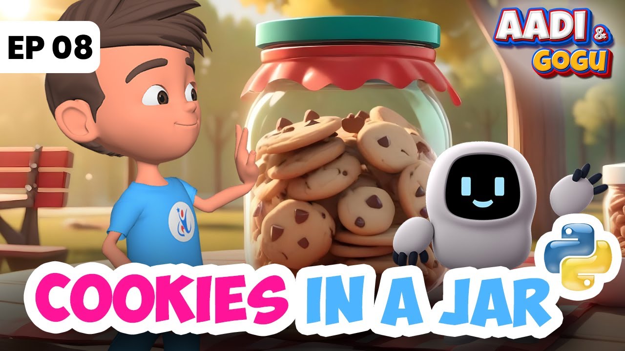 Aadi and Gogu | Cookies in the Jar | Coding for Kids | Ep 8 - YouTube