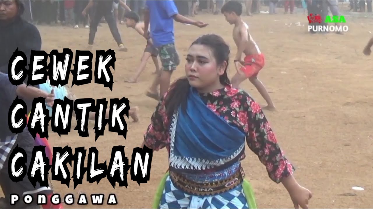 Cewek cantik Mendem Mode Cakilan // Ebeg Ponggawa Purbalingga - YouTube