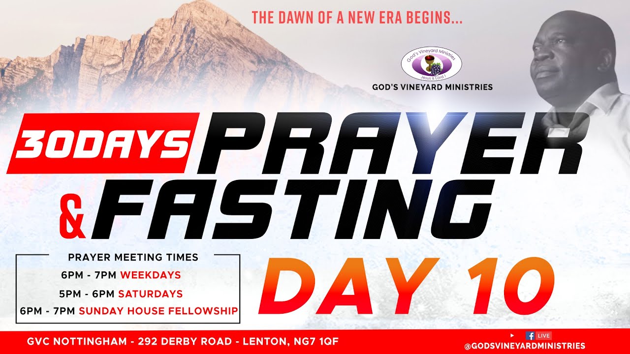 30 Days Prayer & Fasting - Day 10 - Prayer Against Delay & Stagnation ...