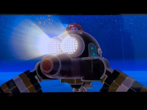 Super Mario Galaxy - Megaleg boss battle - YouTube