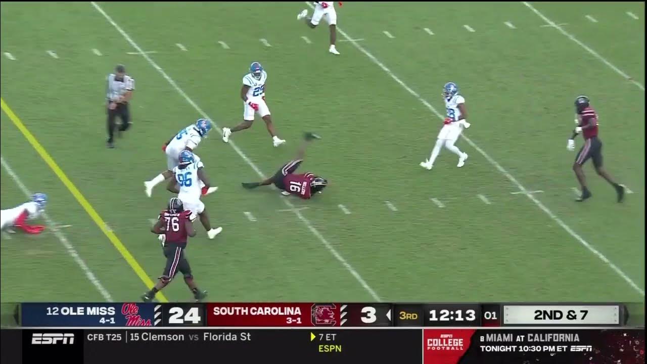 2024 USC vs Ole Miss - LaNorris Sellers 10 Yd Run - YouTube