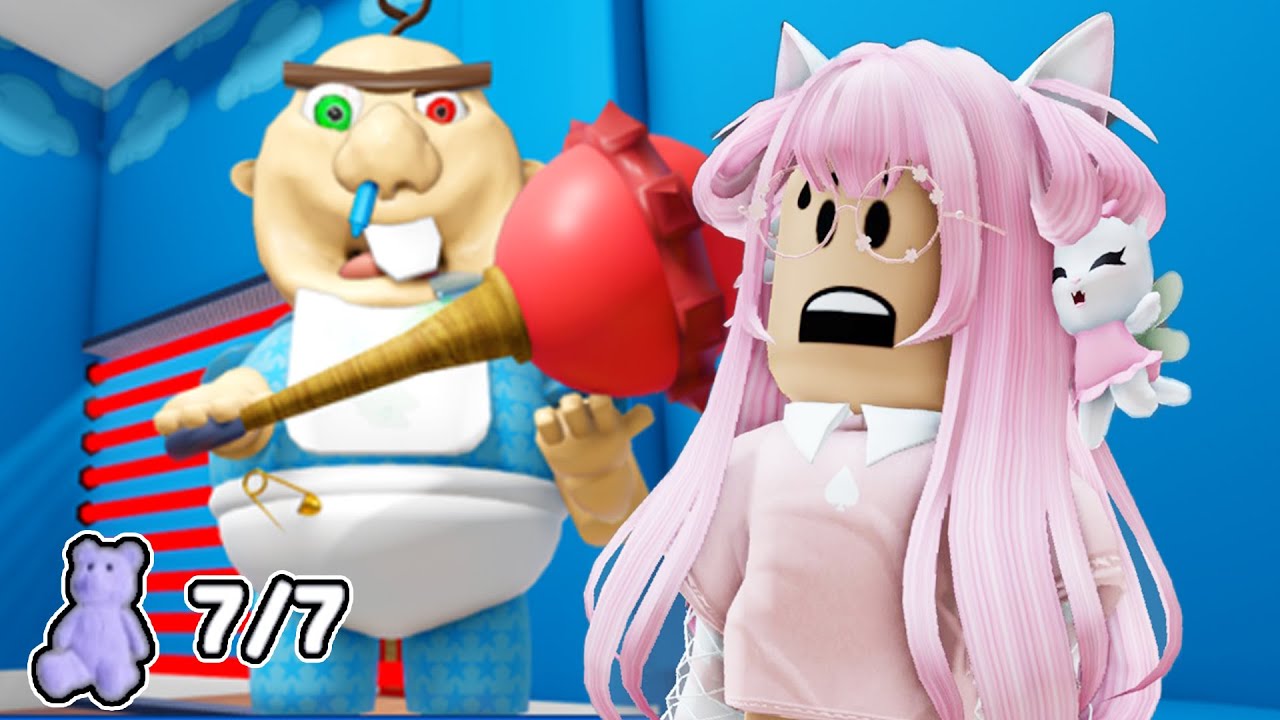 BABY BOBBY'S DAYCARE! - NORMAL MODE + 7 Teddy Bears - Roblox Obby ...