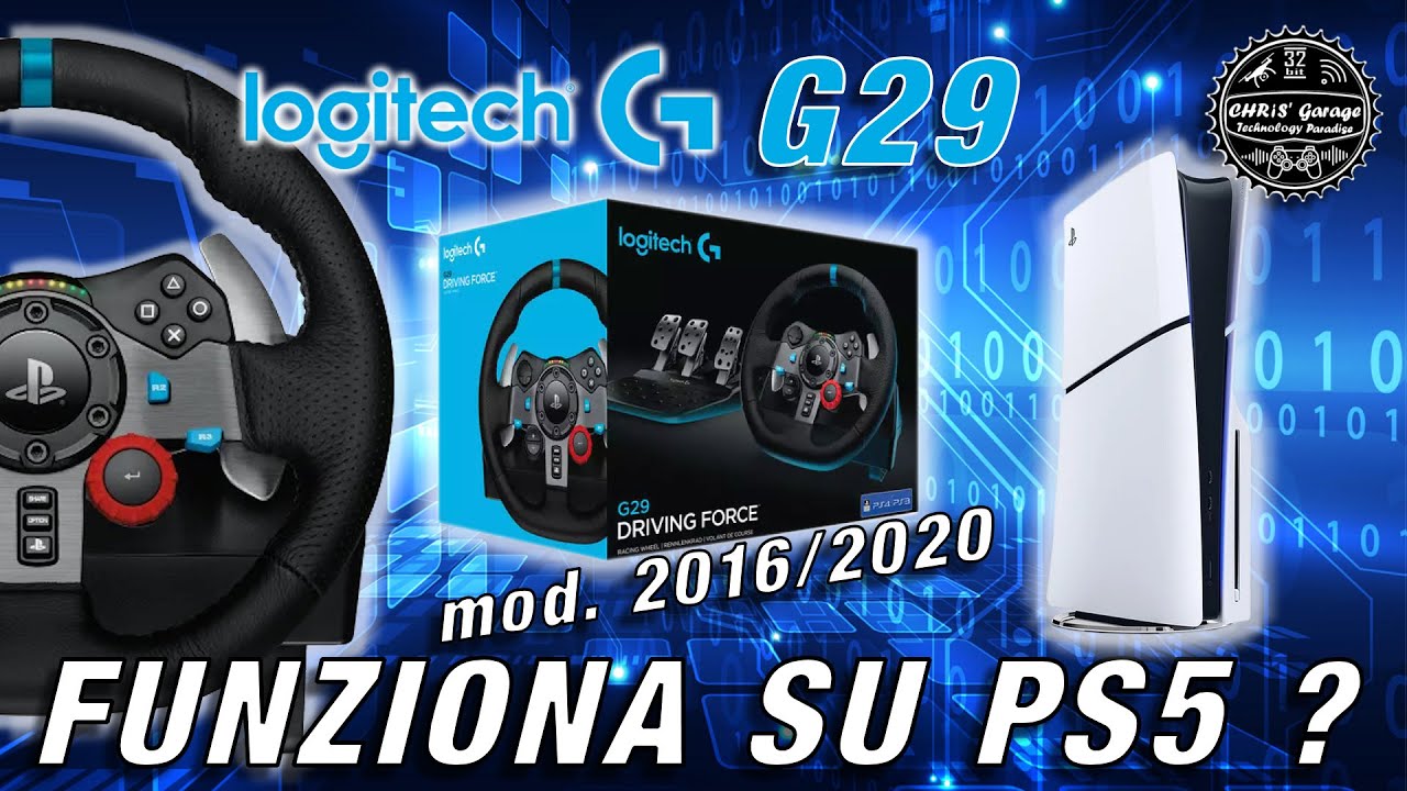 Il vecchio Logitech G29 funziona su PS5 ? (mod. dal 2016 con scatola ...