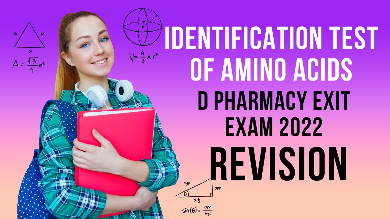 IDENTIFICATION TEST FOR AMINO ACIDS/BIOCHEMISTRY/ EXIT EXAM 2022 - YouTube