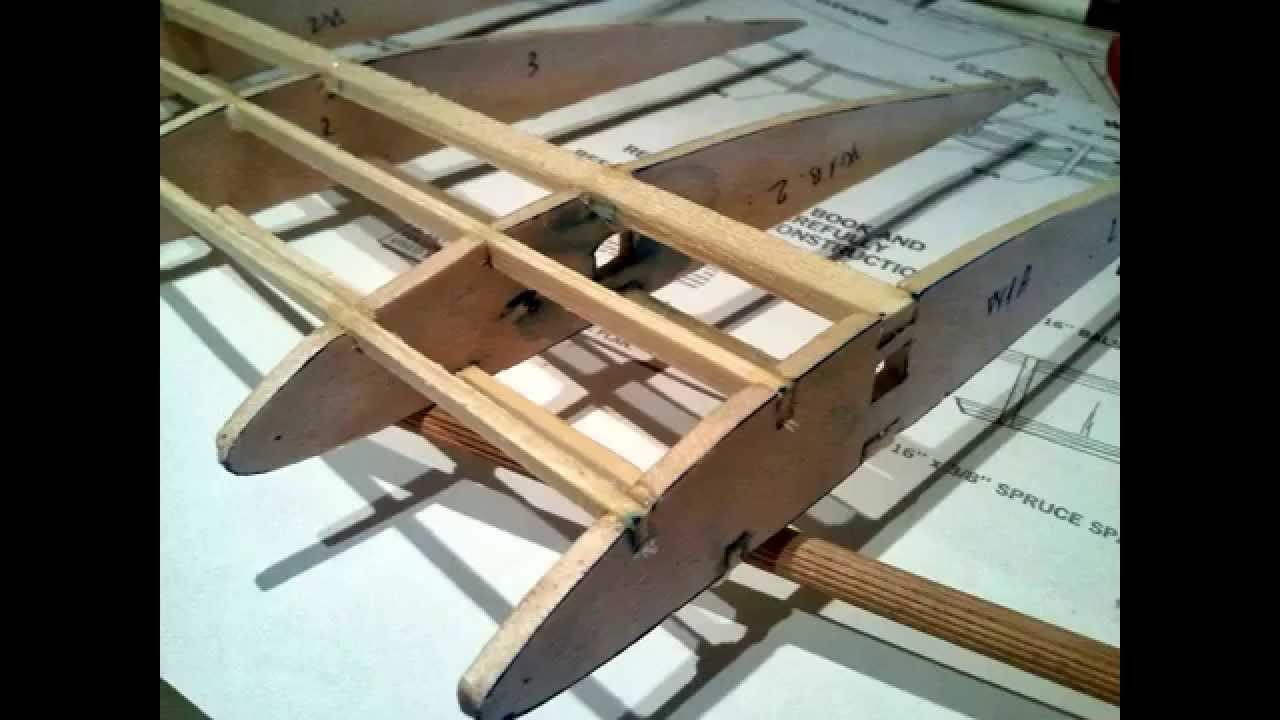 riser 100 anv 2,54 cm glider sailplane balsa home made - YouTube