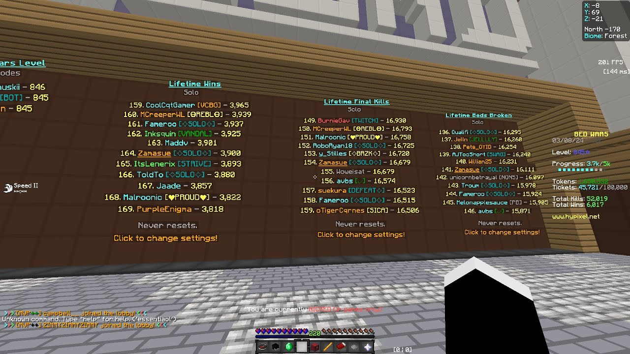 3900 solo bedwars wins - YouTube