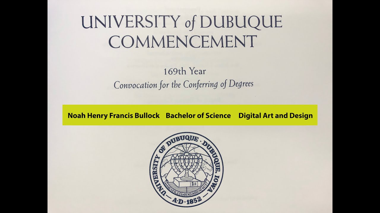 Noah Bullock Graduation UD 5-1-21 - YouTube