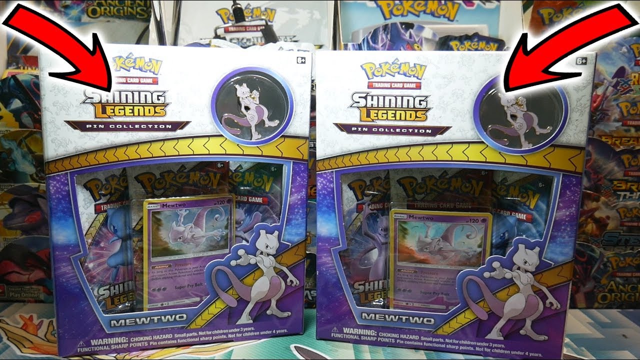 HYPER RARE PULL!! OPENING A MEWTWO SHINING LEGENDS COLLECTION BOX ...