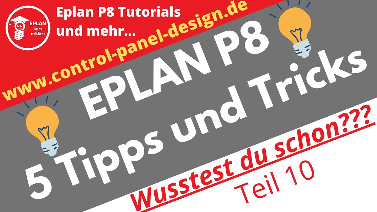 EPLAN P8 5 Tipps und Tricks Teil 10 - YouTube