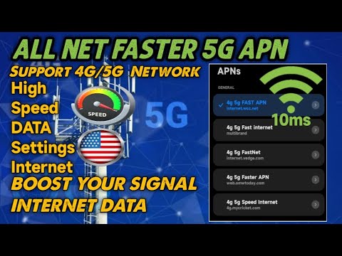 Speed Fast Your Internet Data Connection 4g/5g APN Settings Setup 2024 ...