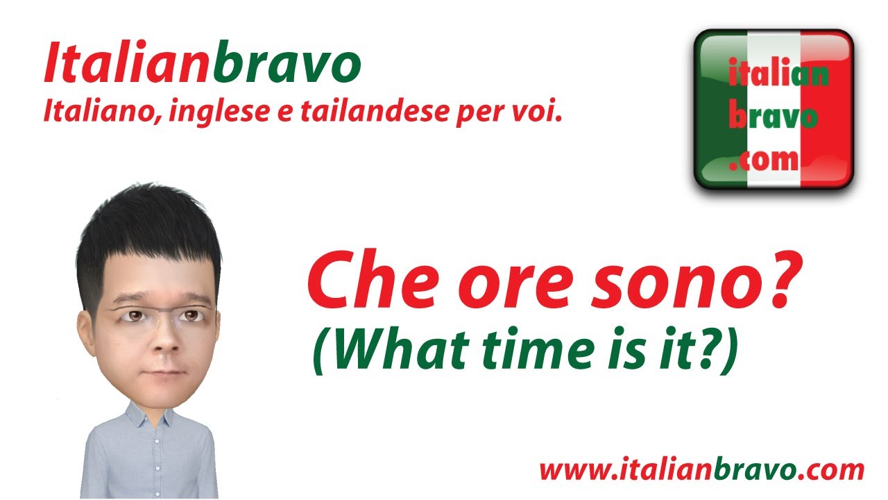 Che ore sono | What time is it? | ตอนนี้กี่โมงแล้ว? - YouTube
