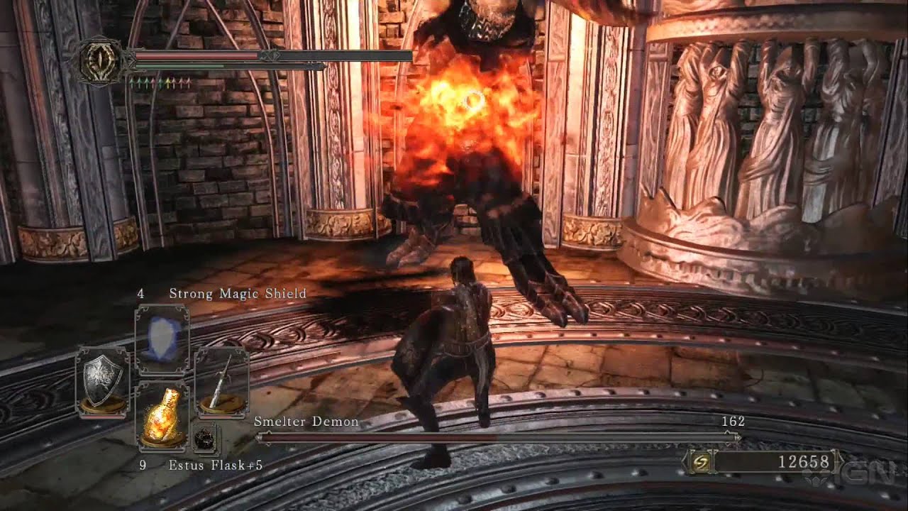 Dark Souls 2 - How to Beat the Smelter Demon Boss - YouTube