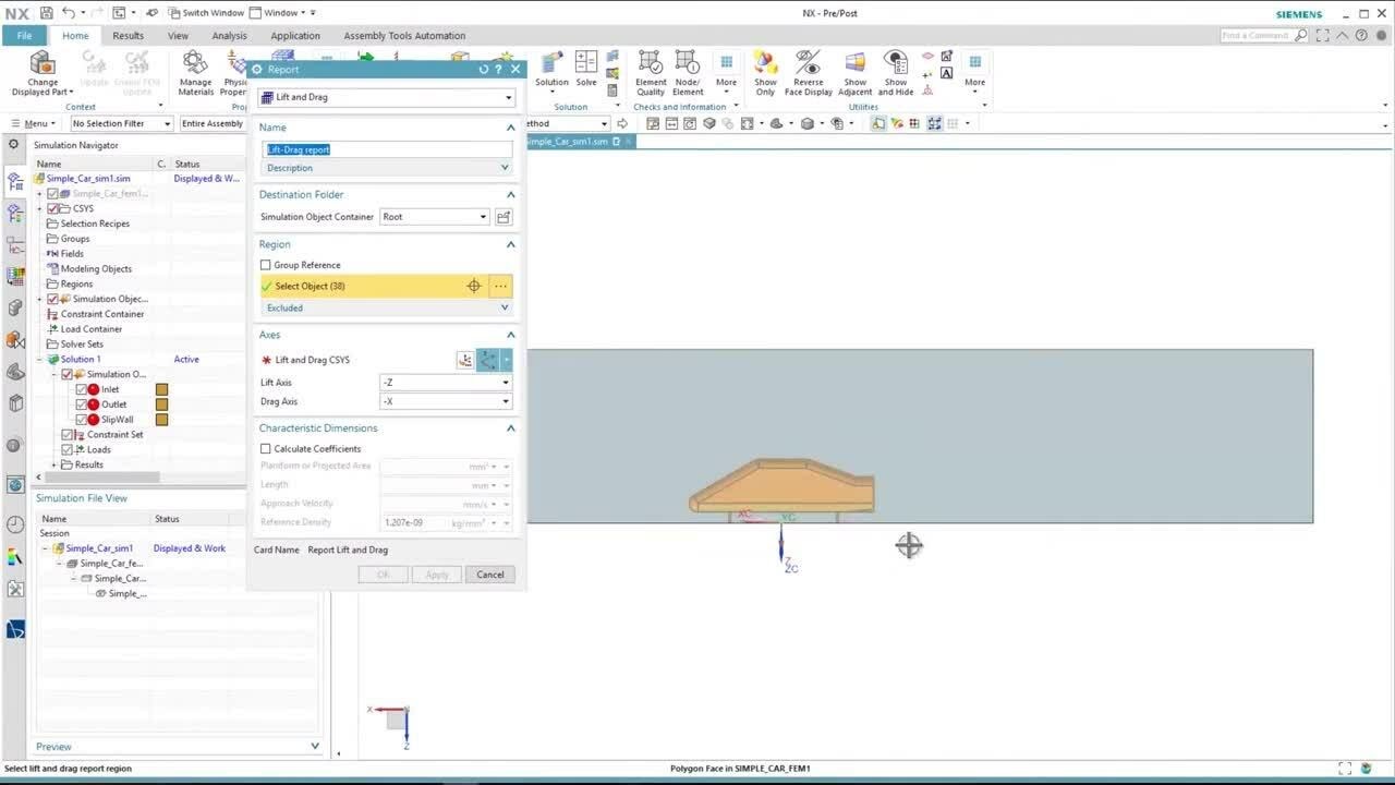How to calculate lift and drag coefficient values for external aero ...