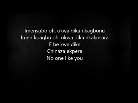 Semah x Flavour- No one like you (Lyrics)