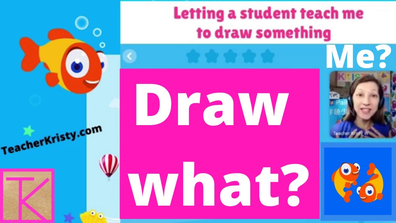 Patient Palfish Student Teaching the Non-Artist Teacher to Draw - YouTube