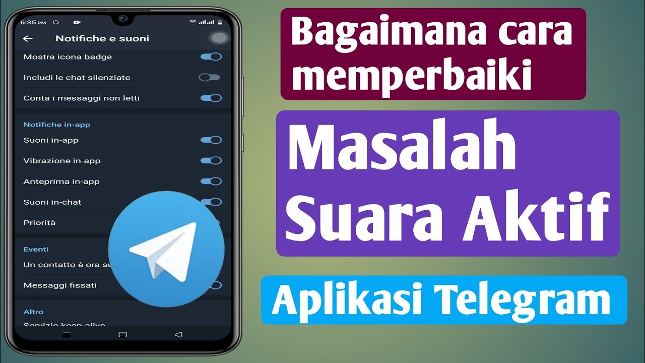 Cara Memperbaiki Masalah Suara Di Aplikasi Telegram 2023 - YouTube