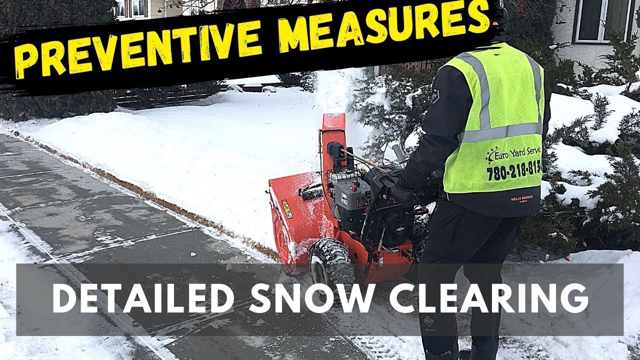 Detailed Snow Removal - Cutting back snow banks | Spruce Grove and ...