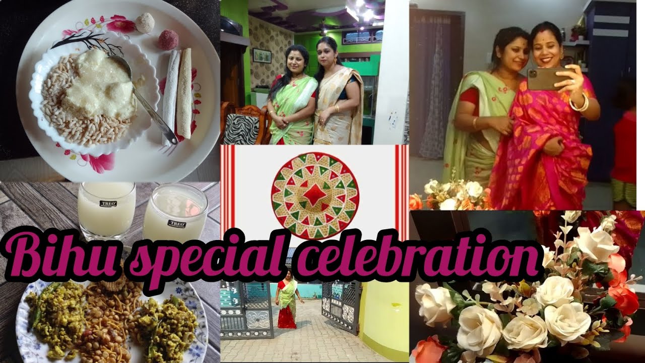 Bohag bihu special invite khane gaye friend k ghar .. 🍛🍛bohut jada kiya ...