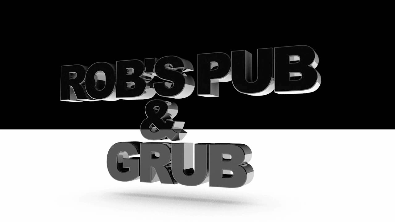 Rob's Pub & Grub Animated Logo - YouTube
