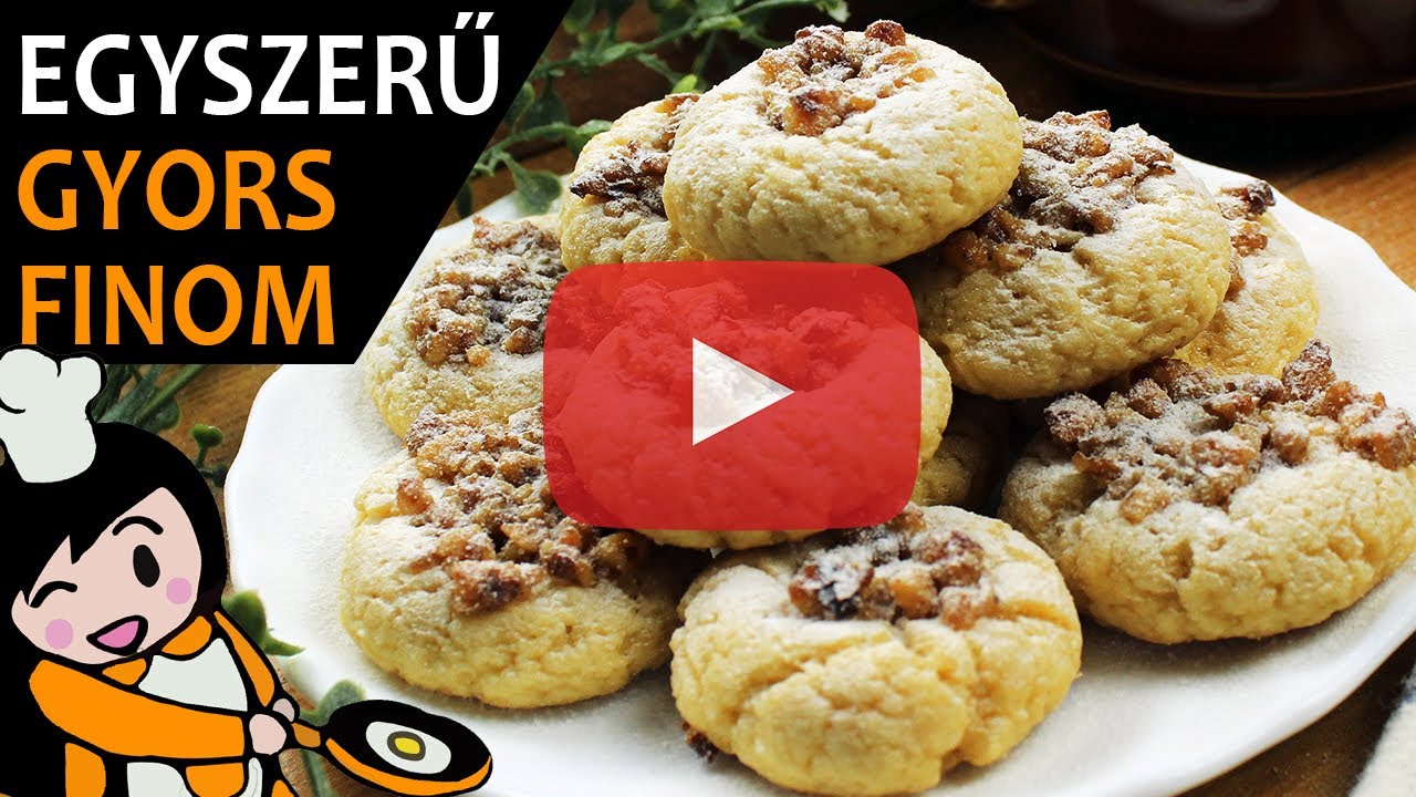 Mézes-diós ökörszem süti - Recept Videók - YouTube