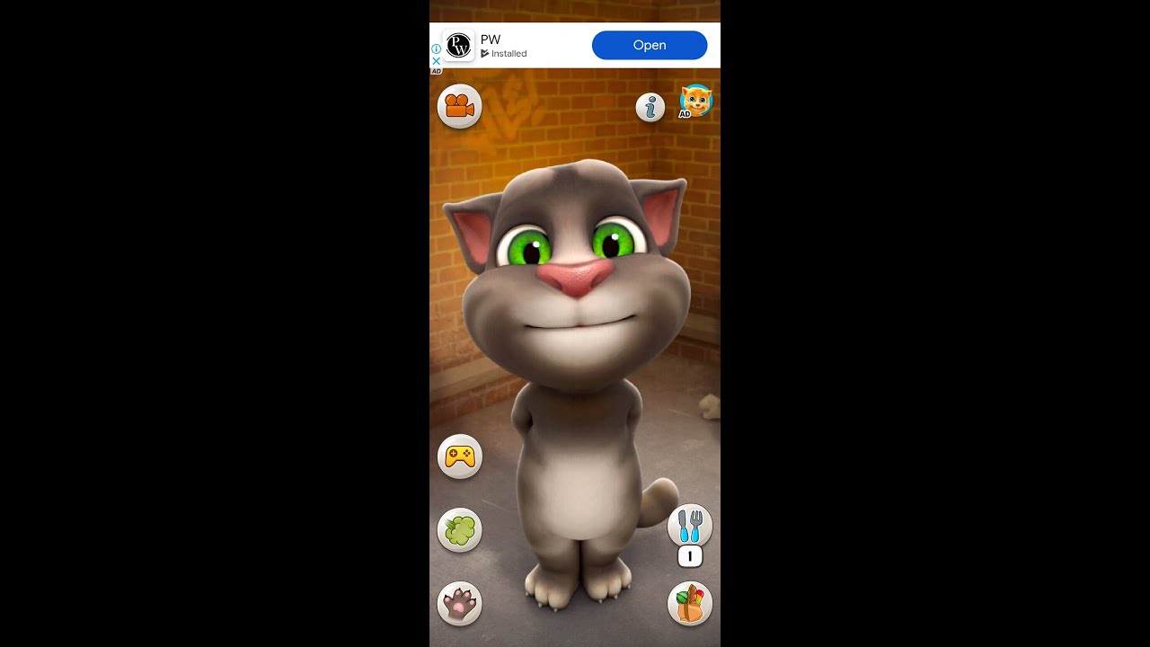 Talking Tom #Cat #funny#talkingtom 😂😂 - YouTube