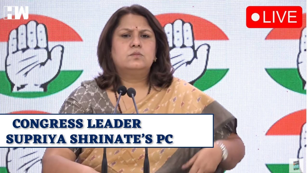 Live: Congress leader Supriya Shrinate’s Press Conference - YouTube