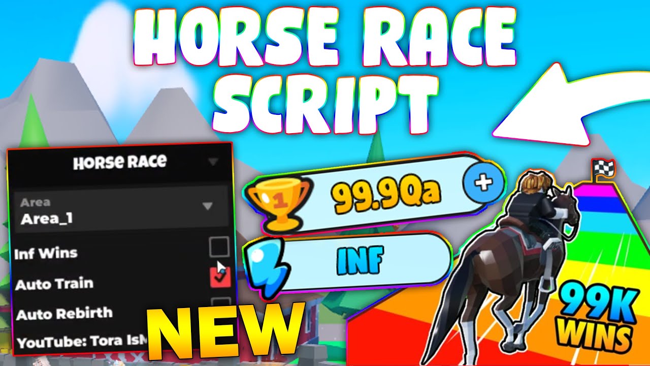 *NEW* Horse Race Script (PASTEBIN 2024) (AUTOFARM WINS, AUTO TRAIN ...