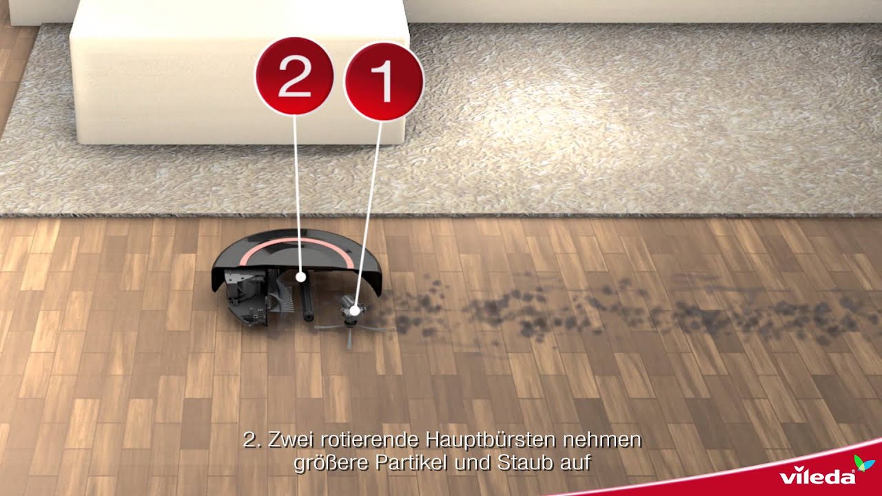 Vileda Relax Plus Saugroboter - YouTube